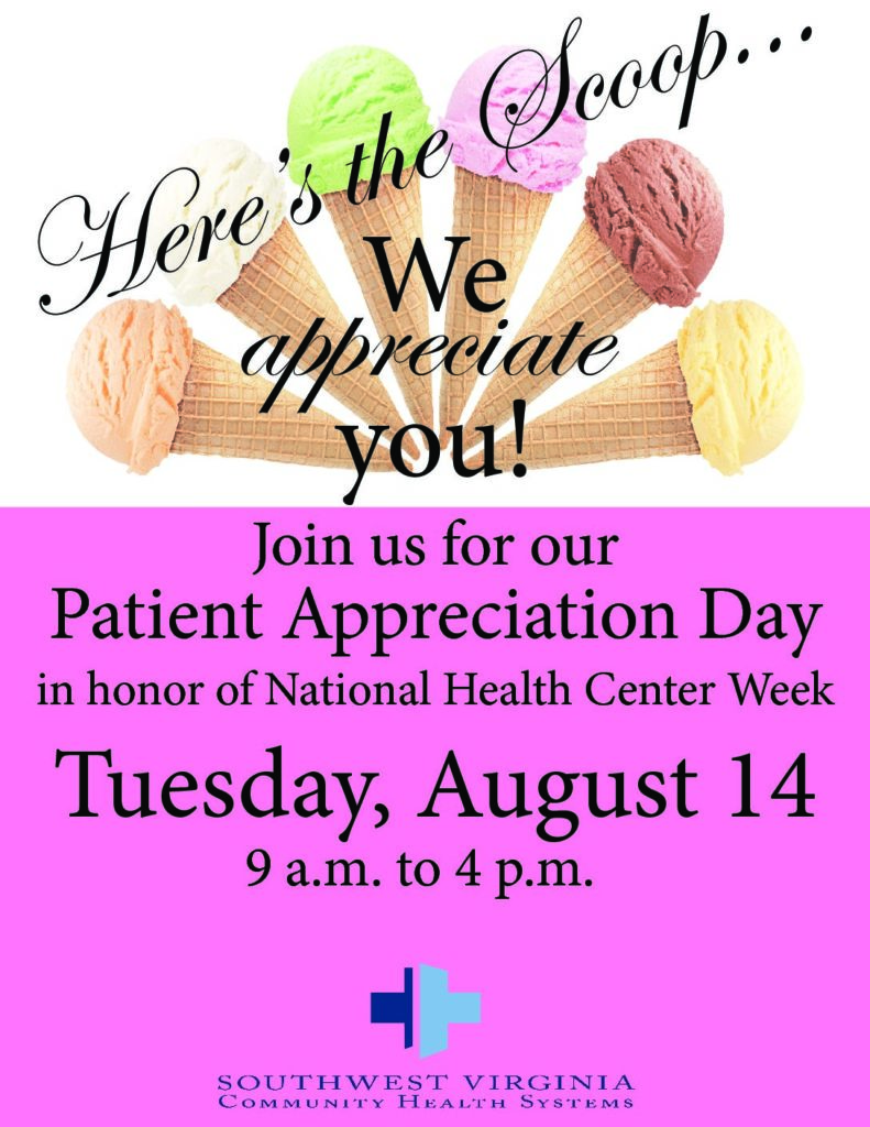 Patient Appreciation Day 2018 - Southwest Virginia Community Health Systems