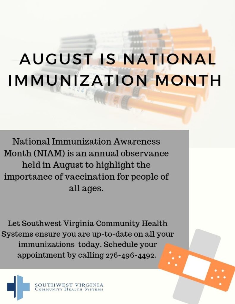 August is National Immunization Month (1) - Southwest Virginia ...